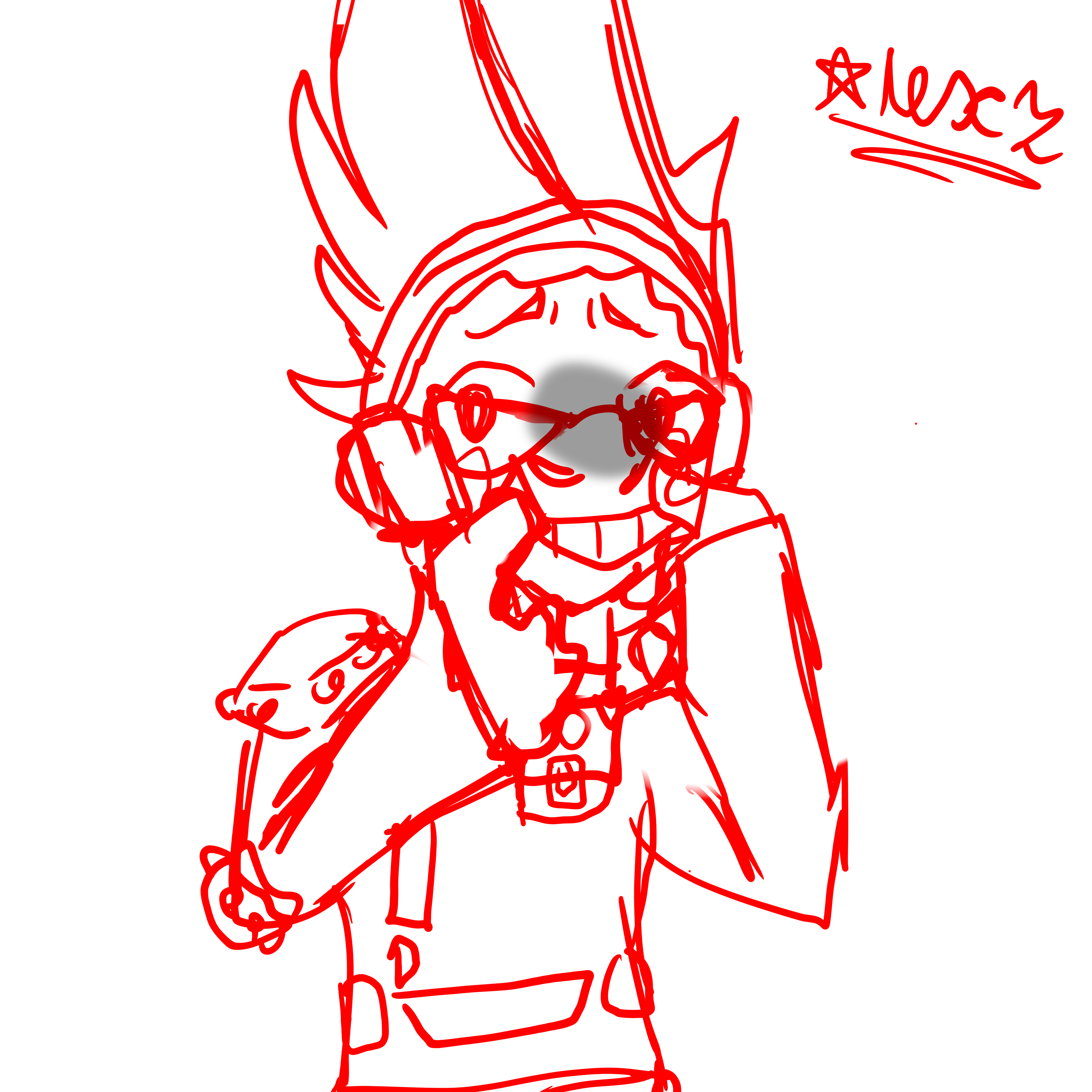 I wanna scream, and shout...(wip) - ibisPaint