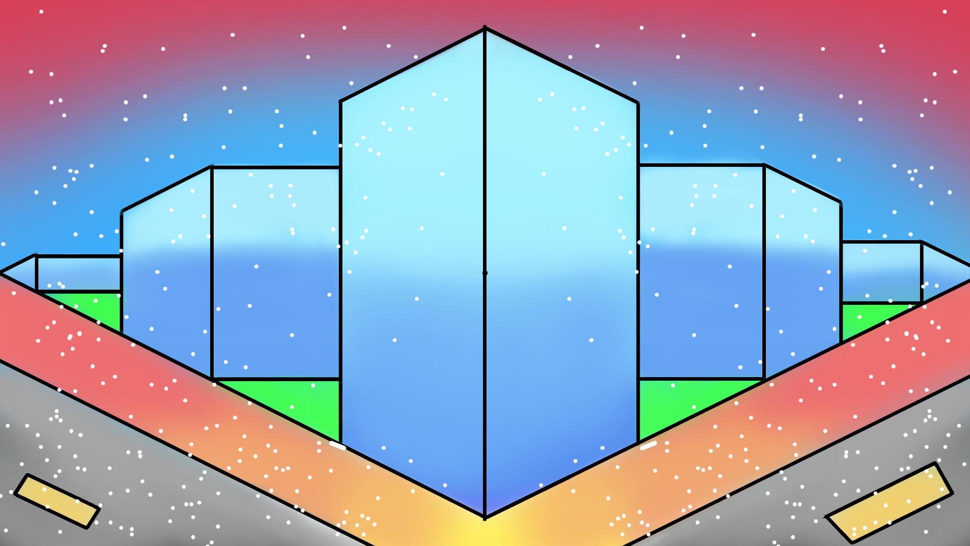 My First City Drawing - ibisPaint