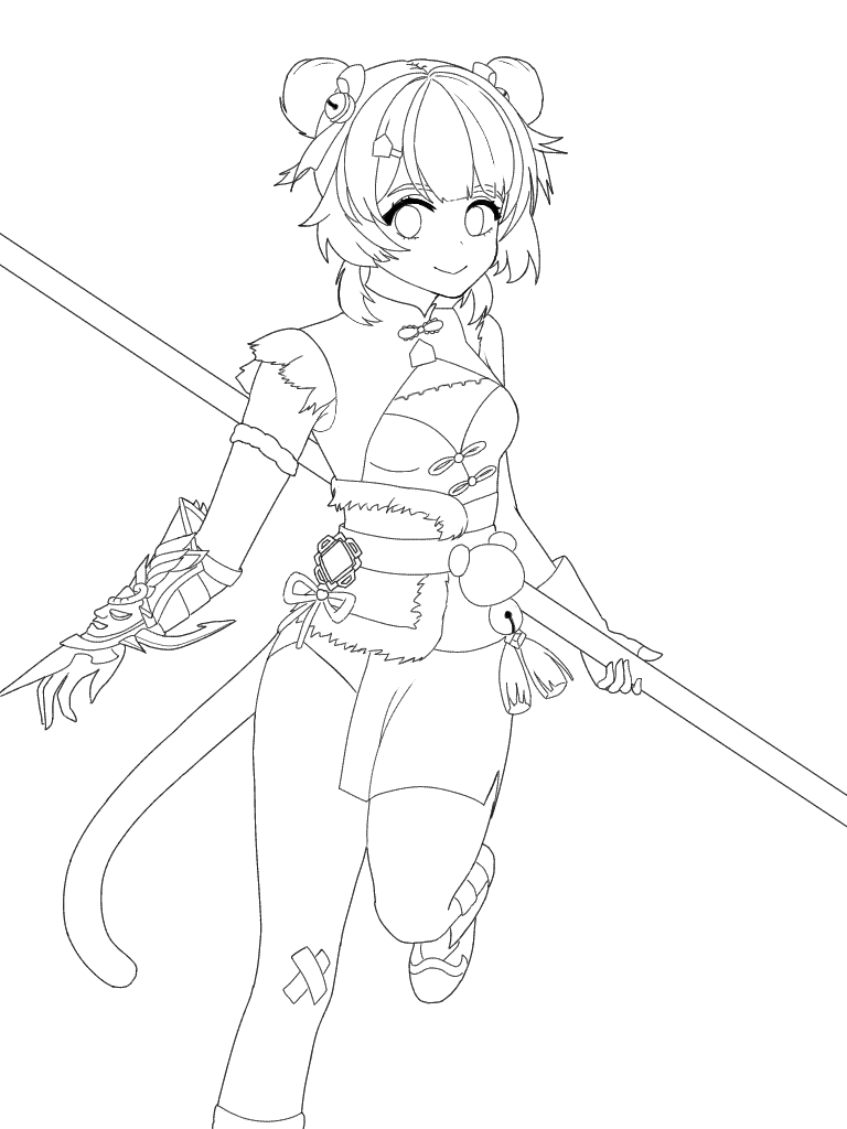 Xang-wan ll Xangling x Wanwan ll lineart - ibisPaint