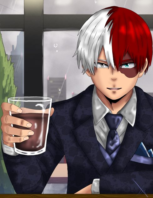 Todoroki Shotou - cheers - ibisPaint