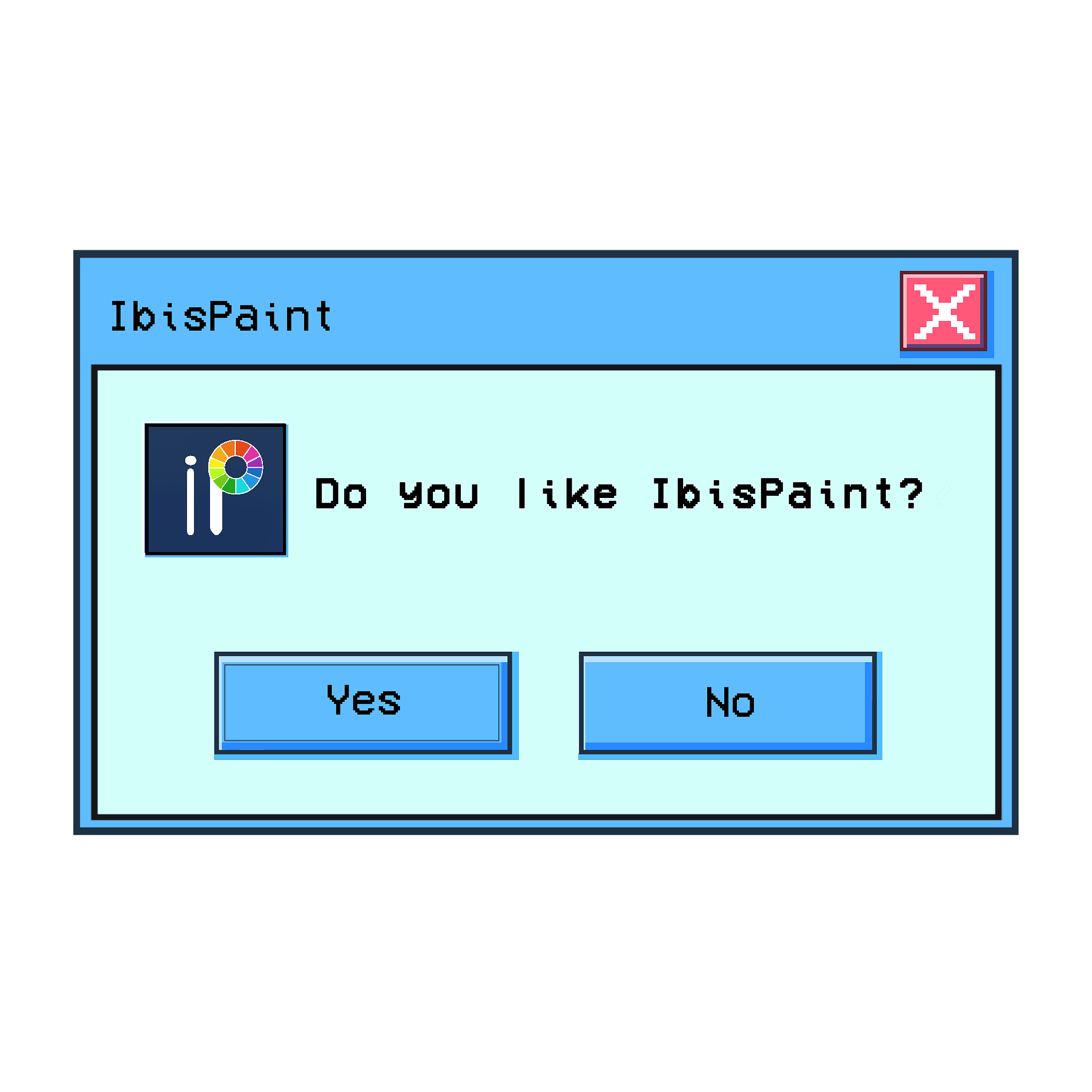 window question (pixel) - ibisPaint