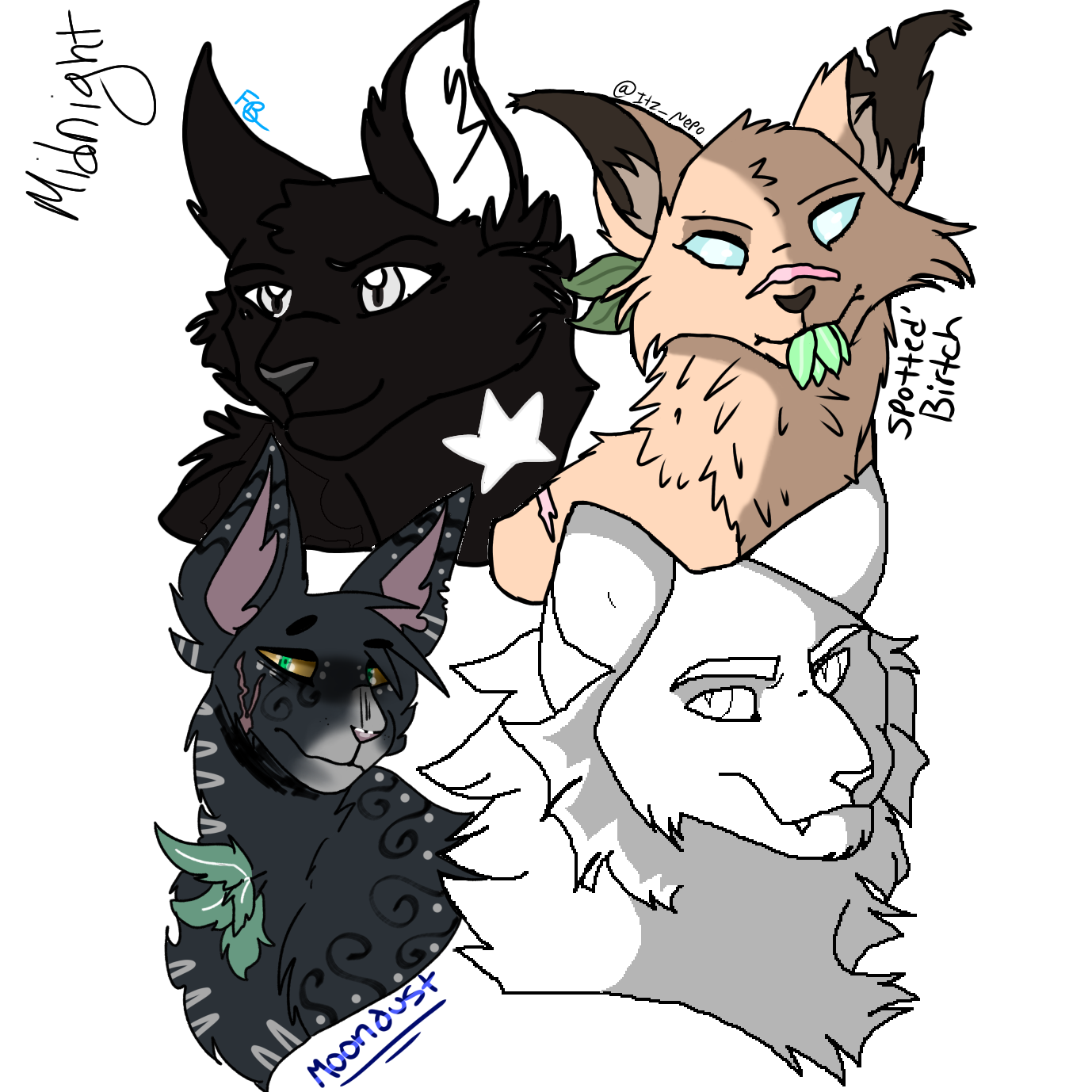 warrior oc collab - ibisPaint