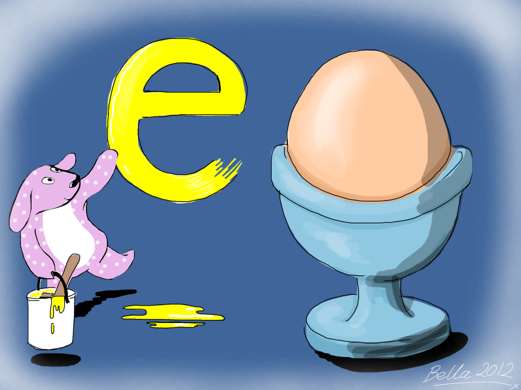 e is for egg - ibisPaint