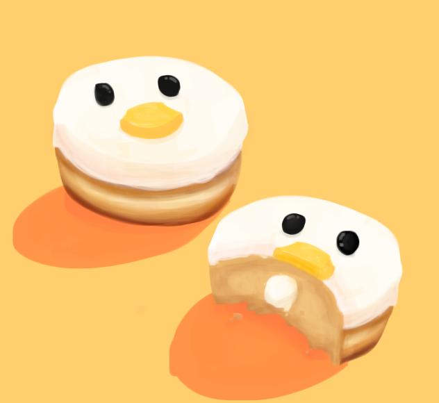 duck n donuts - ibisPaint