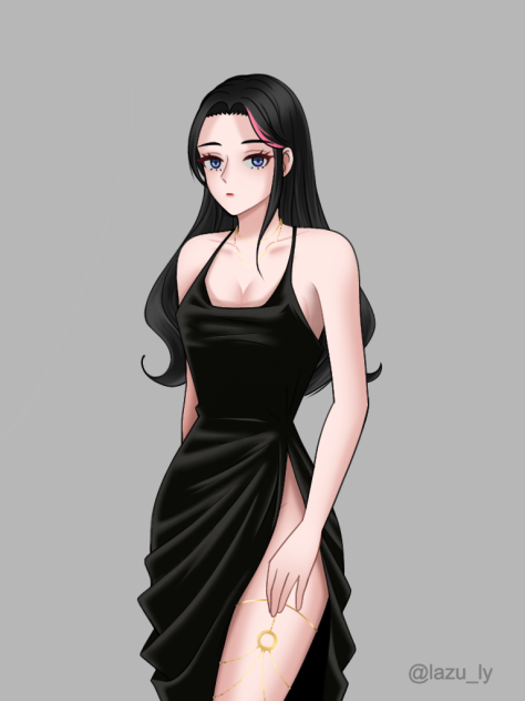 Miyako in a prom dress - ibisPaint
