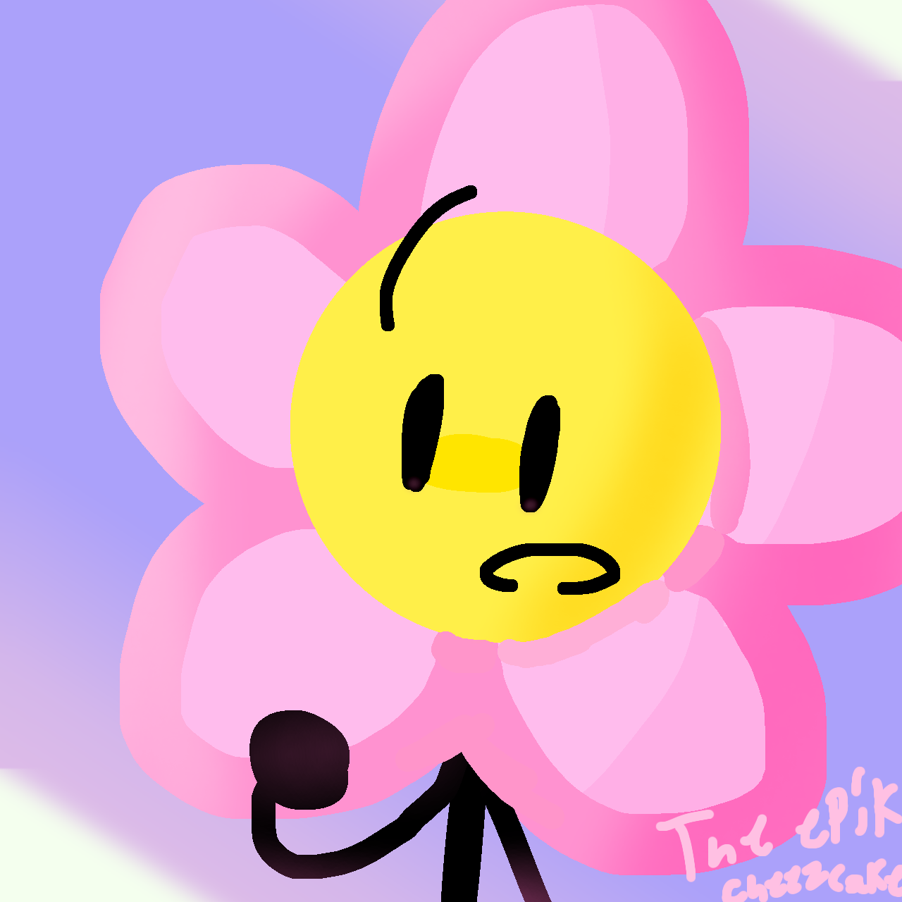 GUYS LOOK FLOWER FROM BFDI - ibisPaint