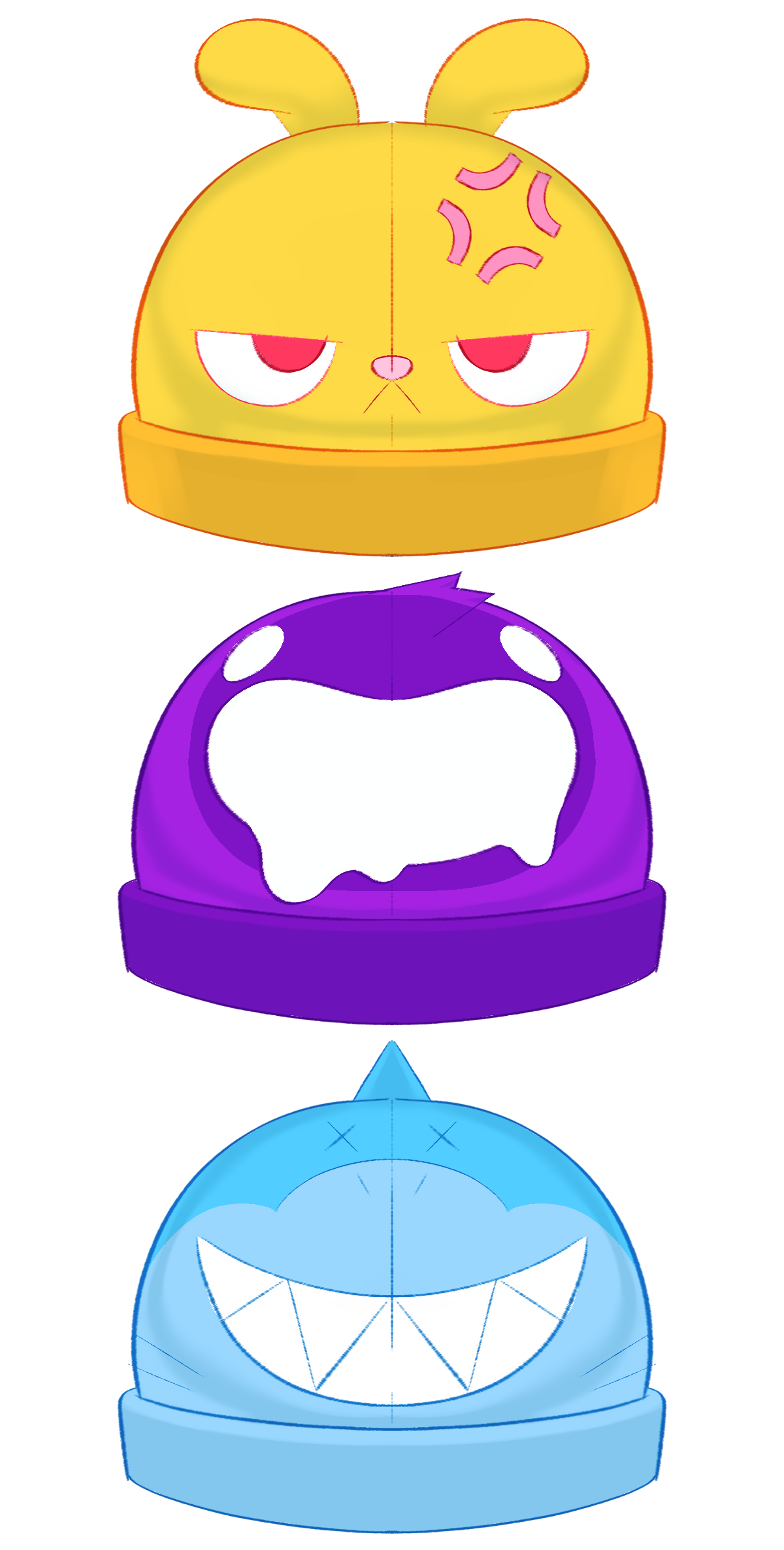 Y2K hats v2 - ibisPaint