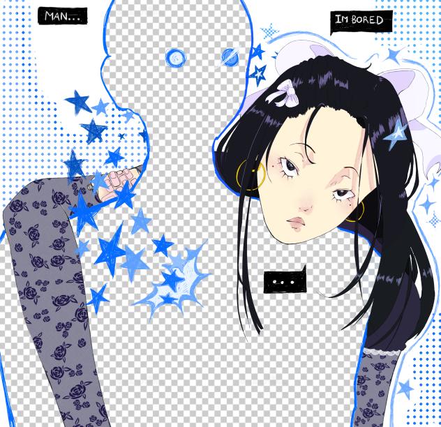 shes bored - ibisPaint