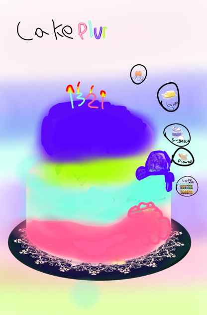 cake plur - ibisPaint