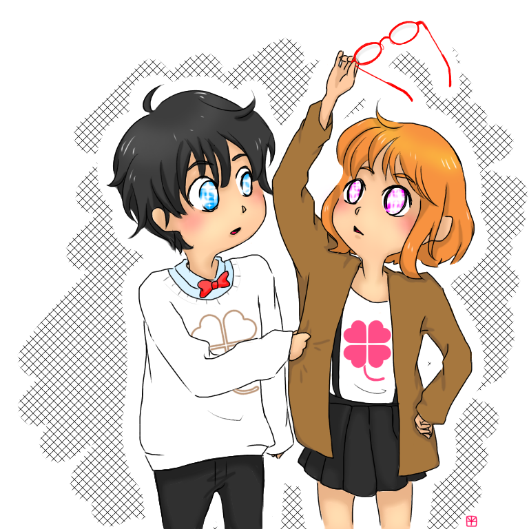 Crim_o3o's OC's Rui and Hiyori - ibisPaint