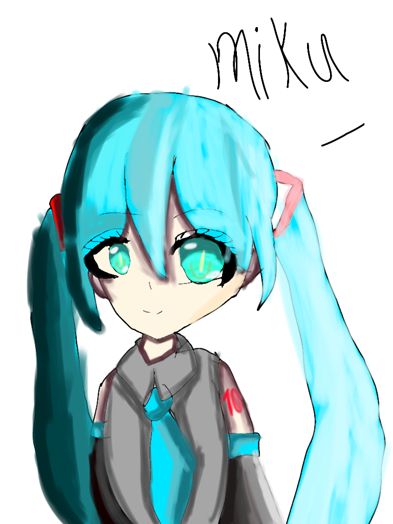 how to draw Miku •_• - ibisPaint