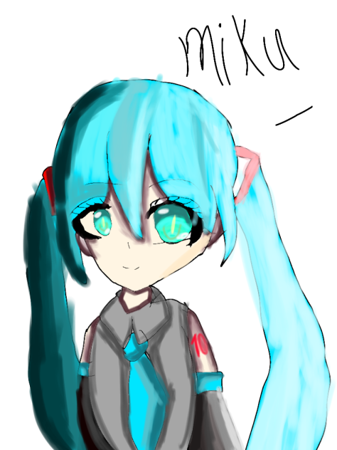 how to draw Miku •_• - ibisPaint