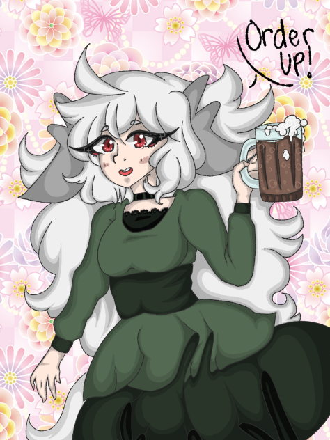 Root Beer Waitress - ibisPaint