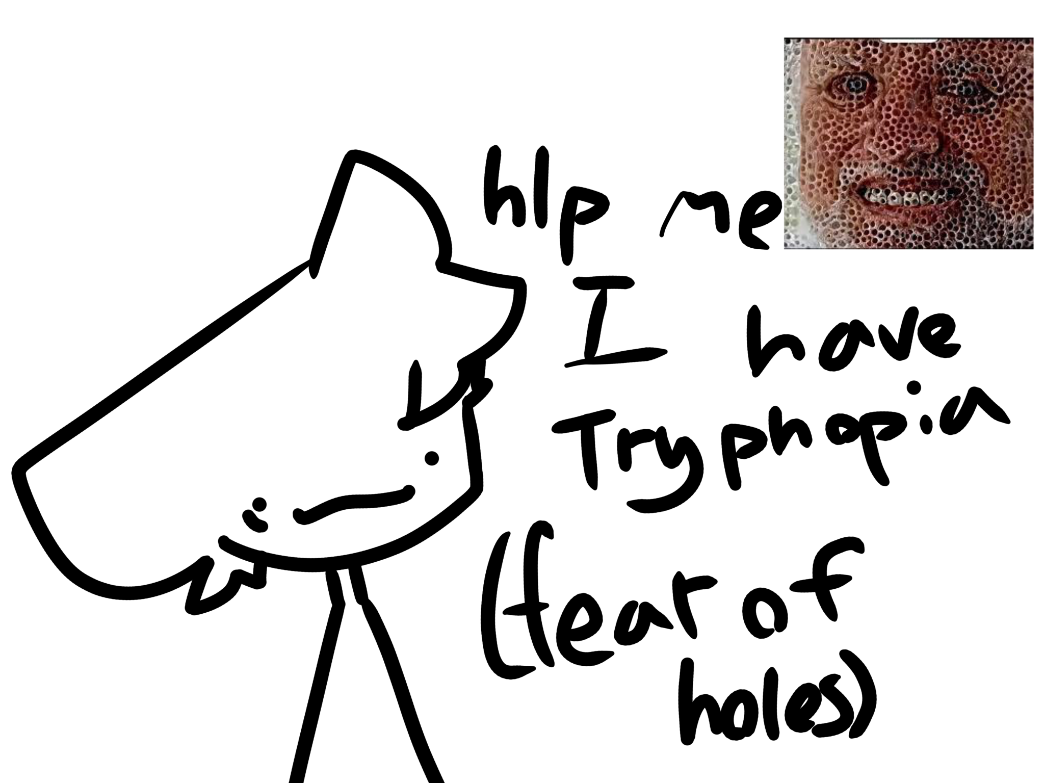 Comment if u have tryphobia too! - ibisPaint