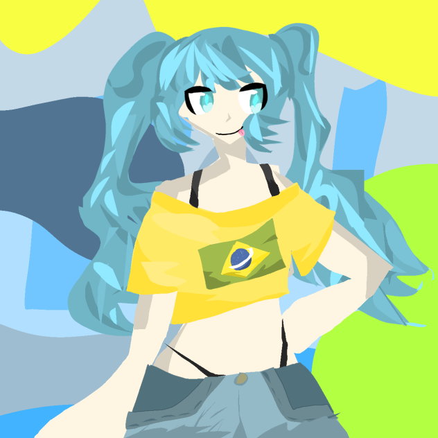 Brazil Miku🇧🇷 - ibisPaint