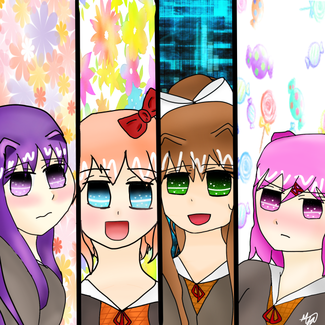 Doki Doki Literature Club - ibisPaint