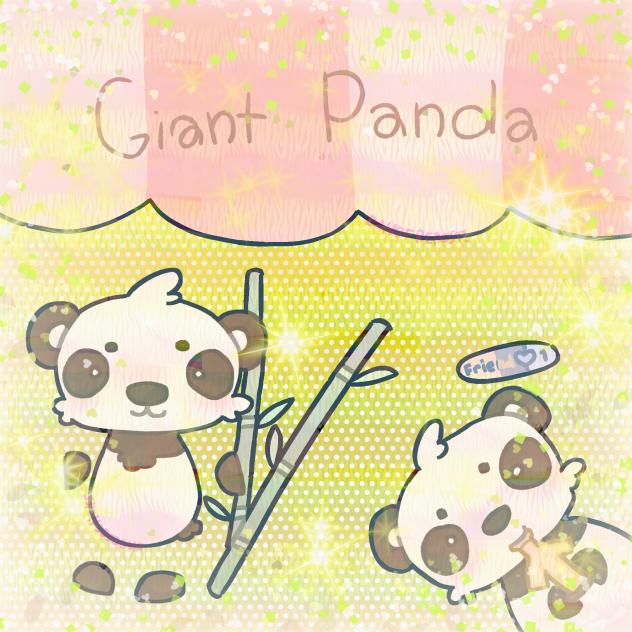 giant panda adopt me - ibisPaint