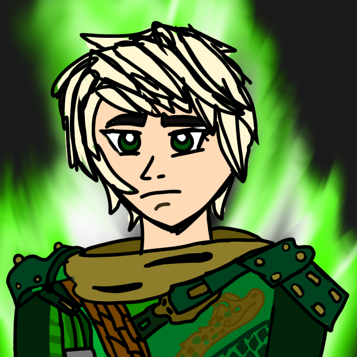 The Green Ninja 💚 Lloyd Montgomery Garma - ibisPaint