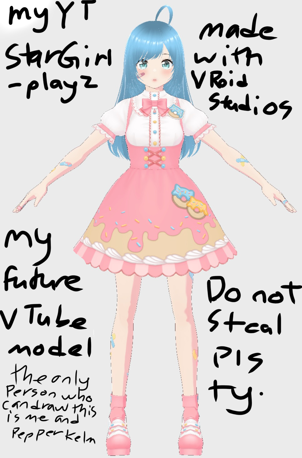 Peppers ref of my vtube model - ibisPaint