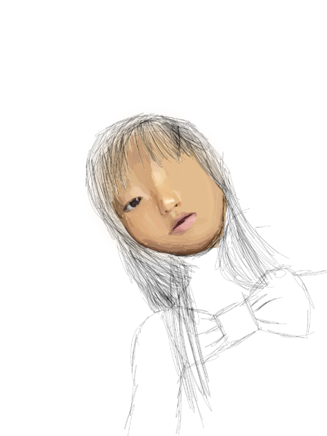 Portrait of myself - ibisPaint