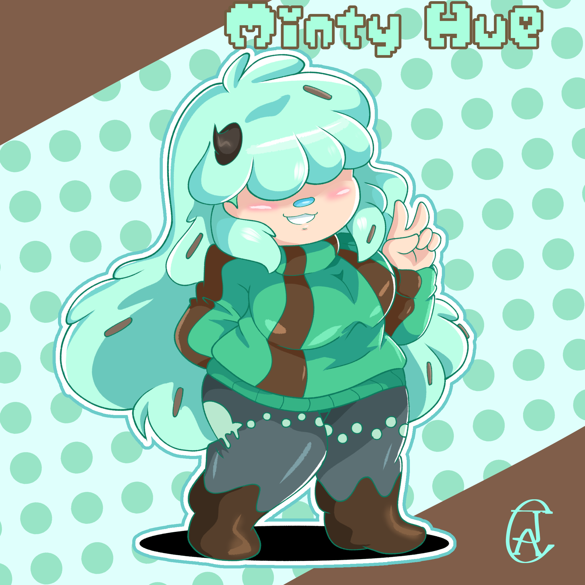MINTY HUE REDRAW - ibisPaint