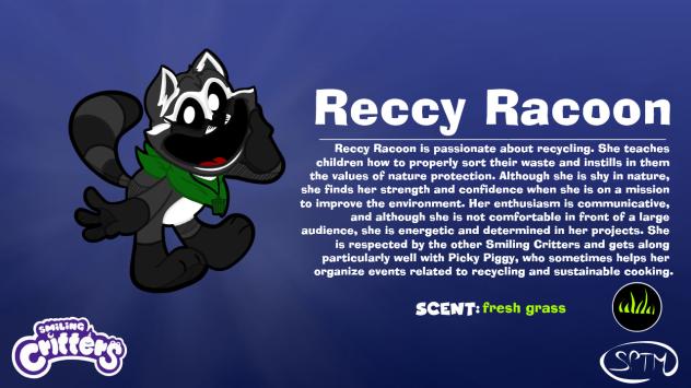 Reccy Racoon fact sheet - ibisPaint
