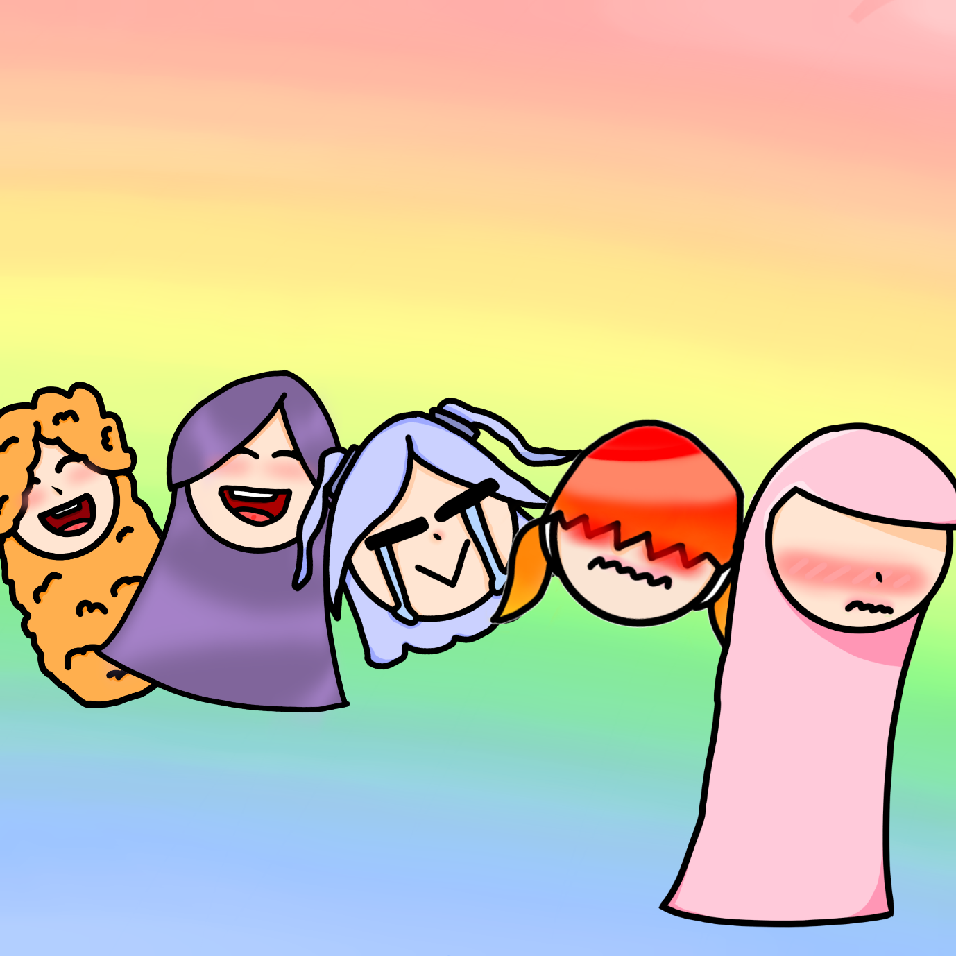 Happiness on The Outside and.. CREW - ibisPaint