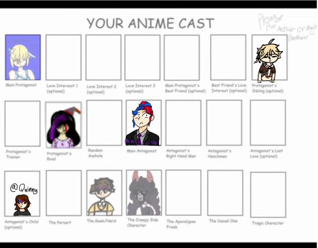 Anime Cast Collab - ibisPaint