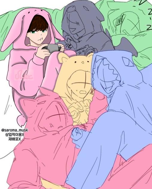 Sleepover collab - ibisPaint