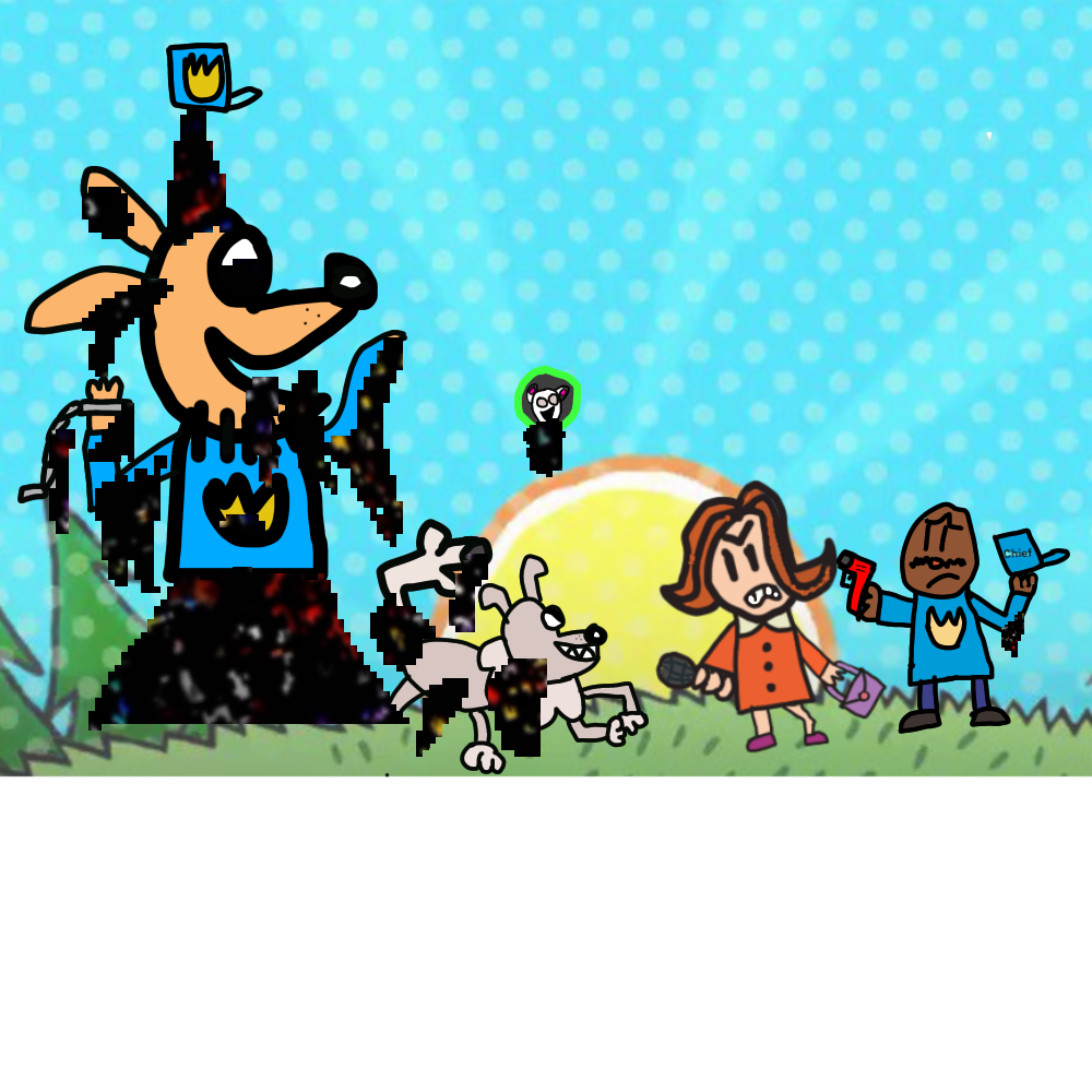 Pibby Dog Man Concept - ibisPaint