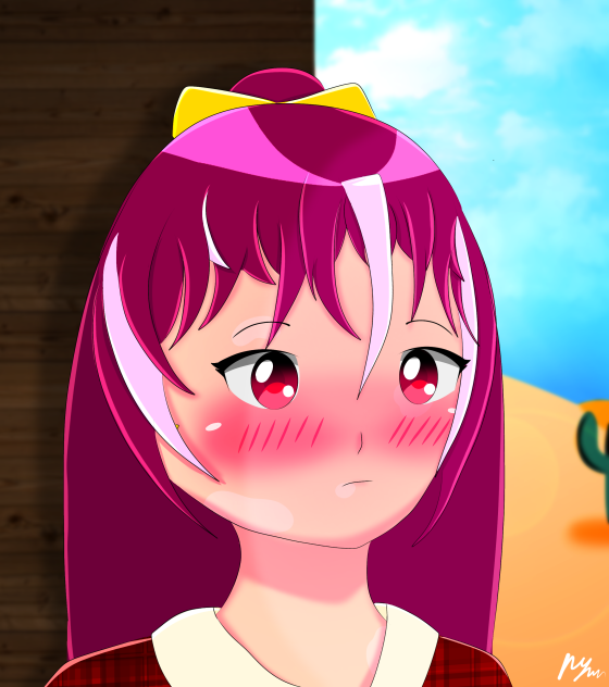 Yuli is thinking - ibisPaint