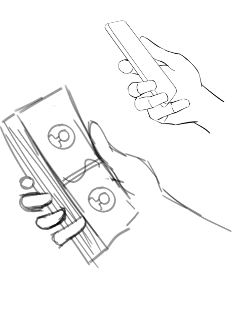 money hand - ibisPaint