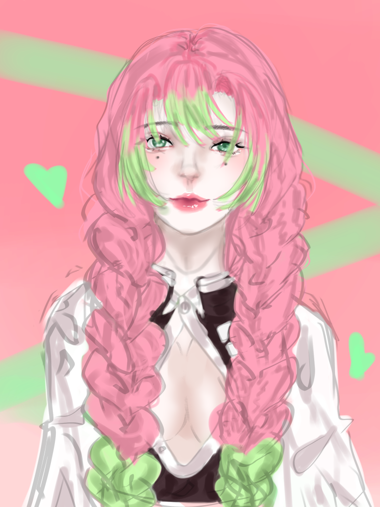 Mitsuri kanroji, love Hashira - ibisPaint