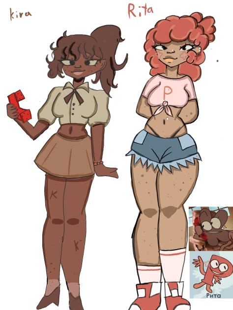 Кира(Kira) and Рита(Rita) - ibisPaint