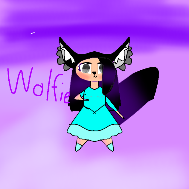 •Trying to draw like it’s galaxy Wolfie• - ibisPaint