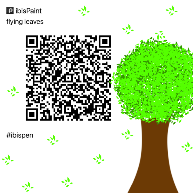 Flying leaves brush - ibisPaint