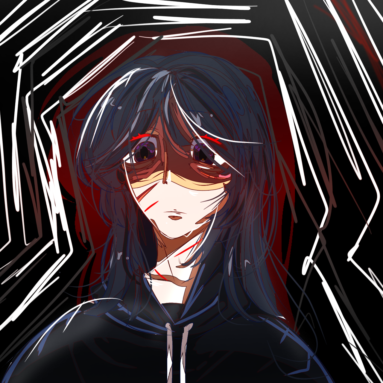 depressed girl - ibisPaint