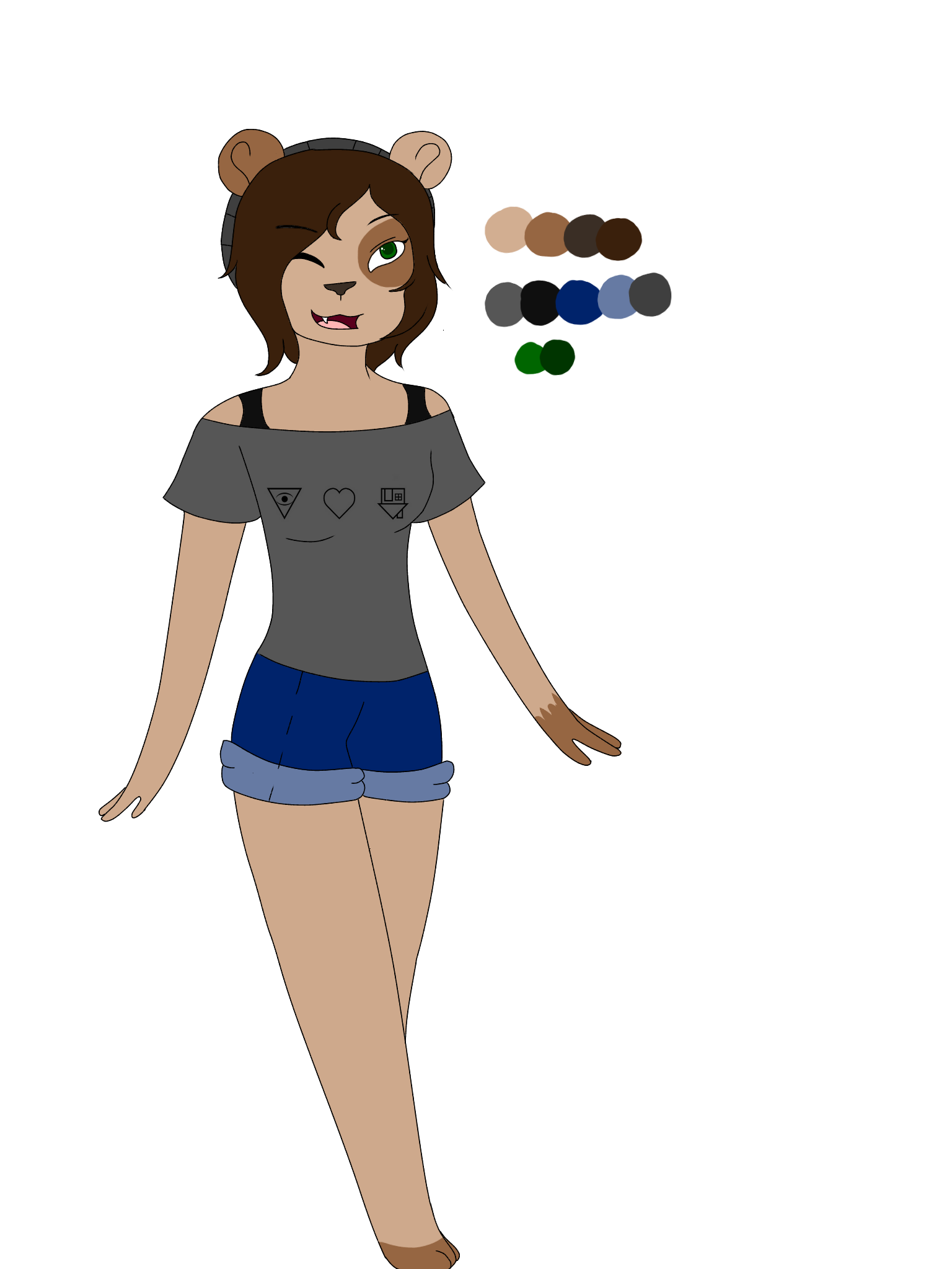 Scarce Is Fat (Fursona redesign) - ibisPaint