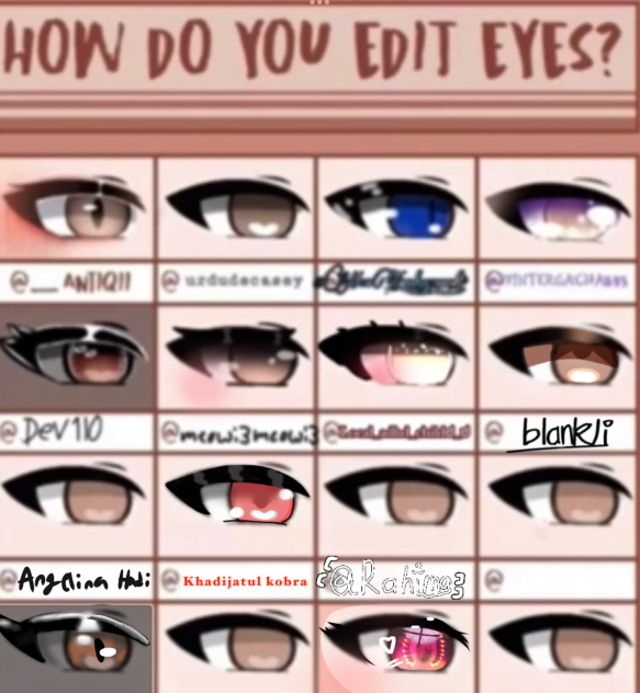 how do you edit eyes - ibisPaint