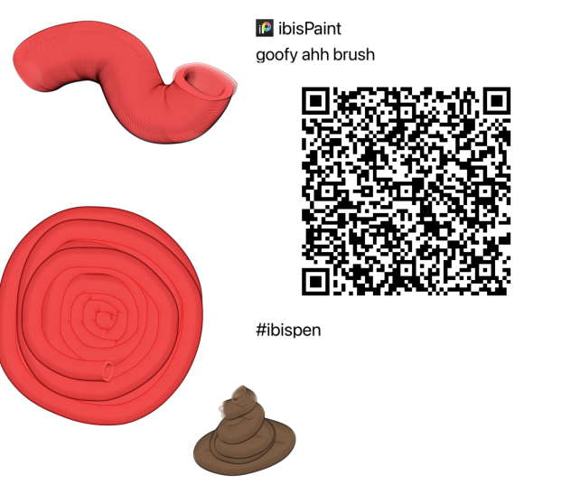 Goofy ahh brush - ibisPaint