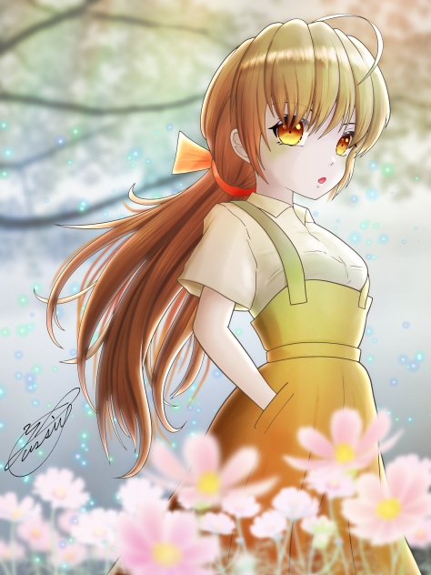 Footsteps of spring - ibisPaint