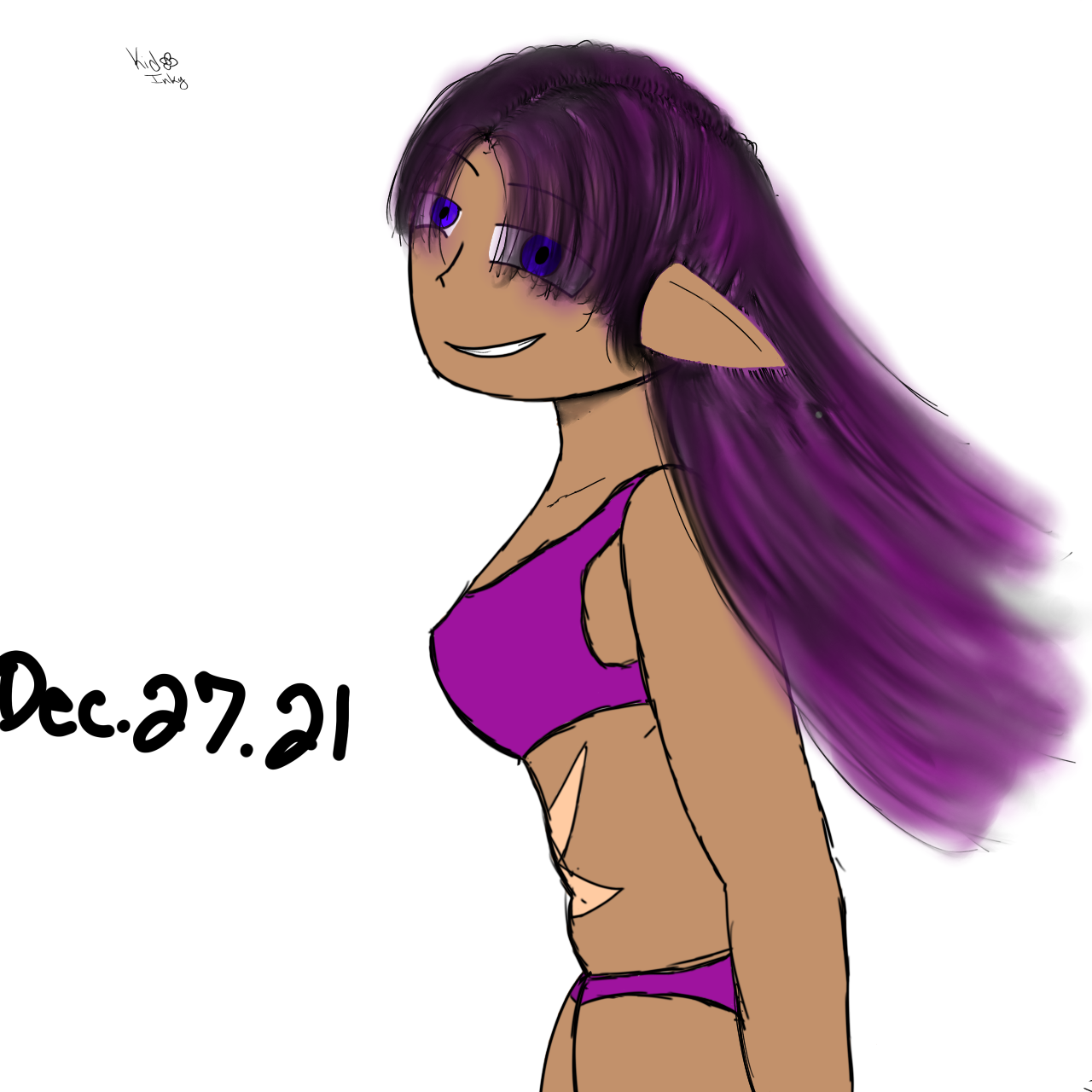 Cocky lady - ibisPaint