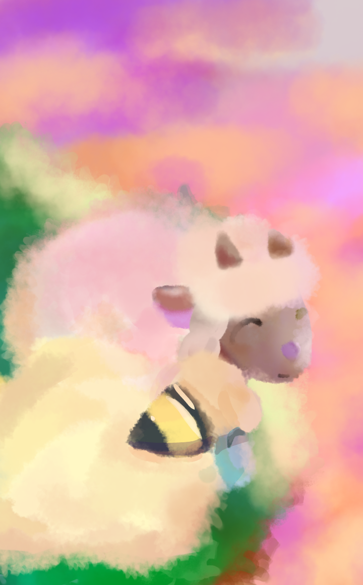 Mareep and Wooloo - ibisPaint