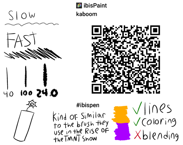 kaboom brush - ibisPaint