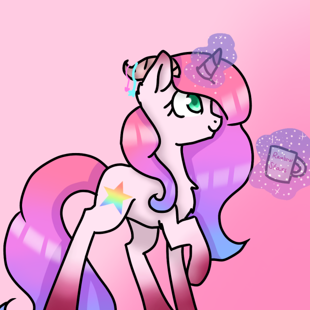 Rainbow Stars .FANART SPEEDPAINT. - ibisPaint