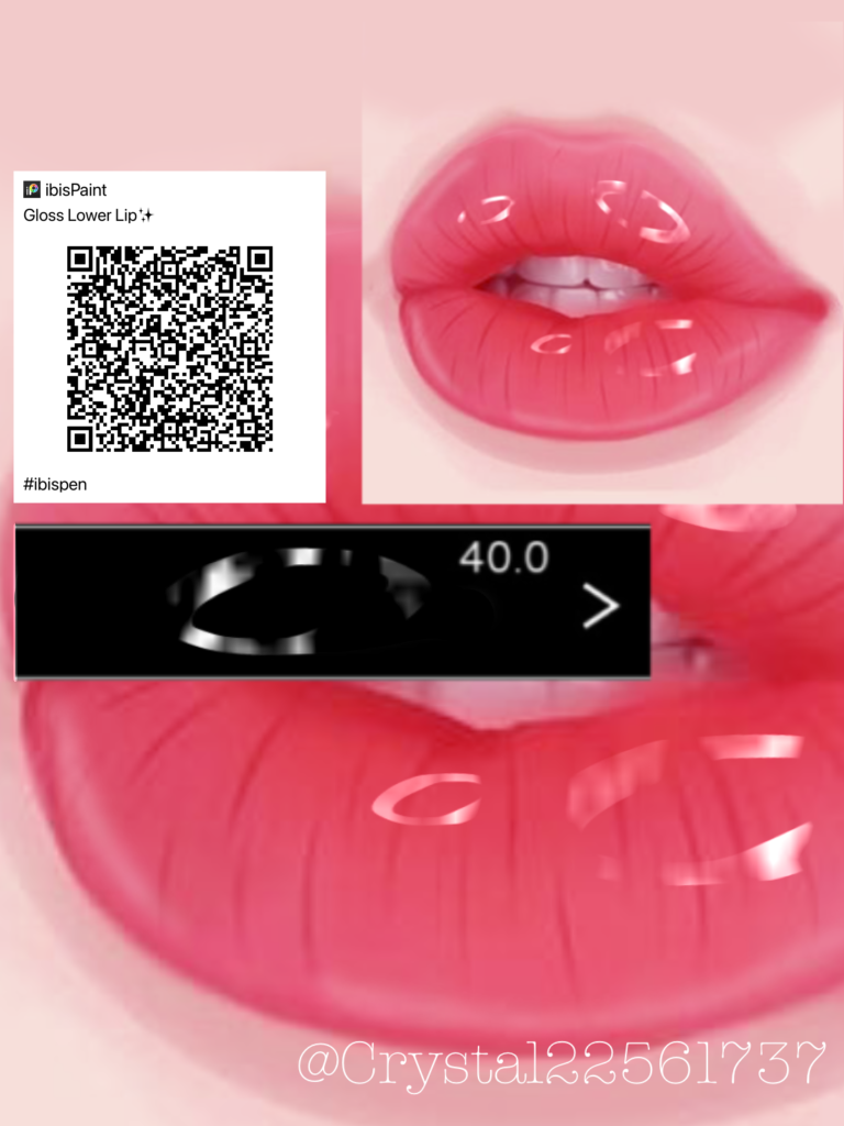 Gloss Lower Lip - ibisPaint