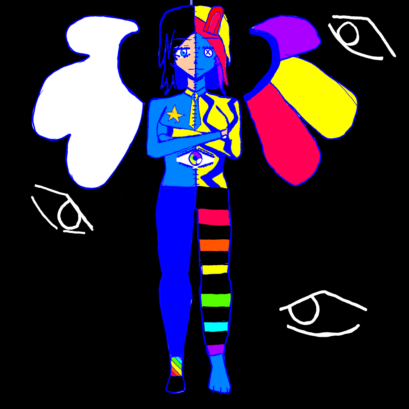 Oc full body sketch - ibisPaint