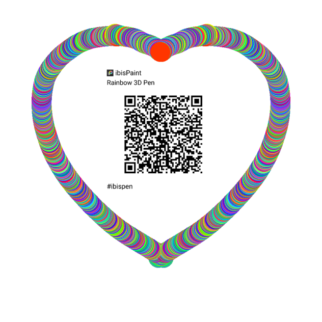 Rainbow 3D Pen - ibisPaint