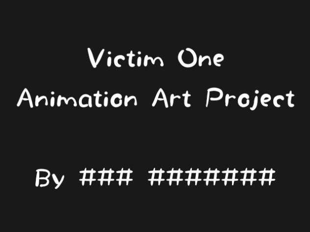 Art project, Victim One Animation - ibisPaint