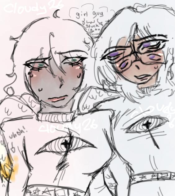 Them, a sketch - ibisPaint